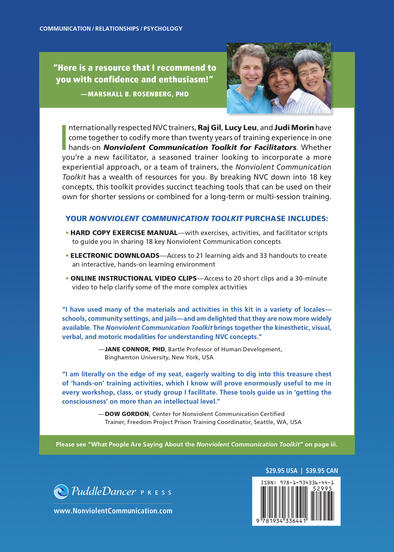 Nonviolent Communication Toolkit for Facilitator by Judi Morin, Raj Gill, and Lucy Leu ...